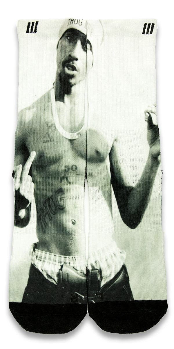 2Pac CES Custom Socks | CustomizeEliteSocks.com™