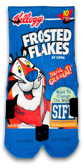 Frosted Flakes Custom Elite Socks | CustomizeEliteSocks.com™