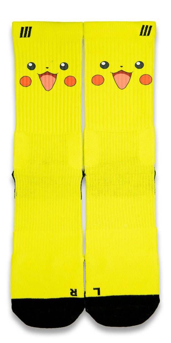 Pikachu CES Custom Socks | CustomizeEliteSocks.com™