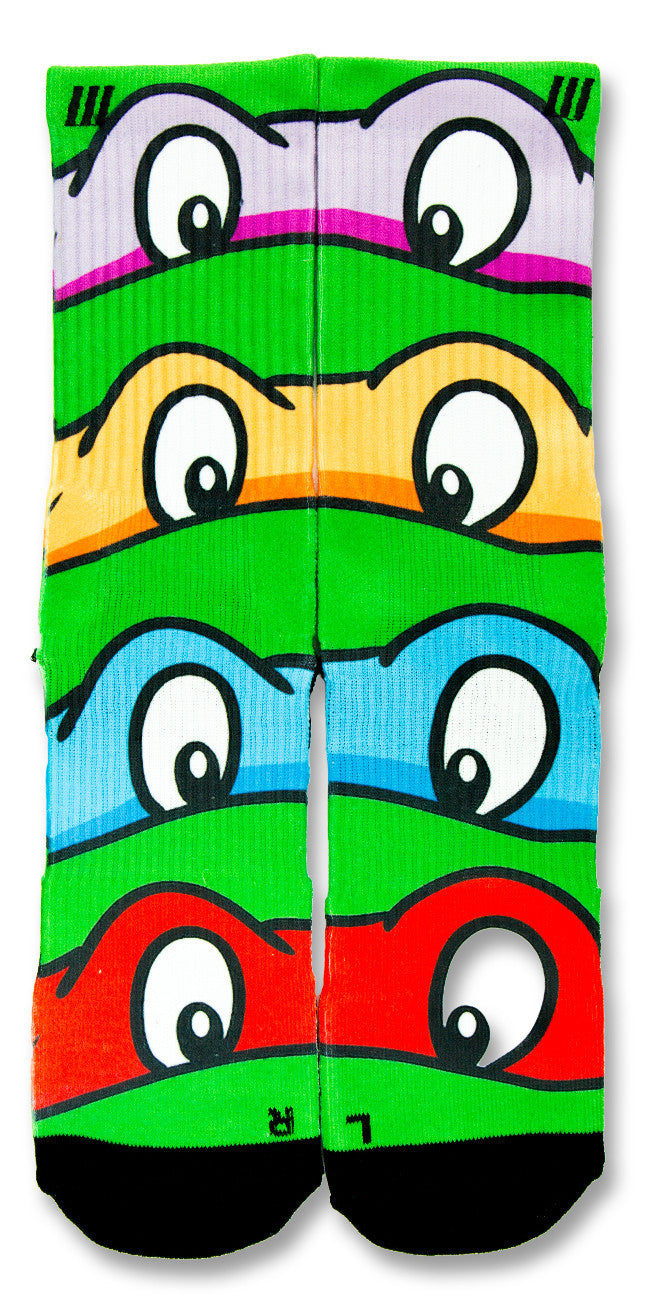 TMNT CES Custom Socks | CustomizeEliteSocks.com™